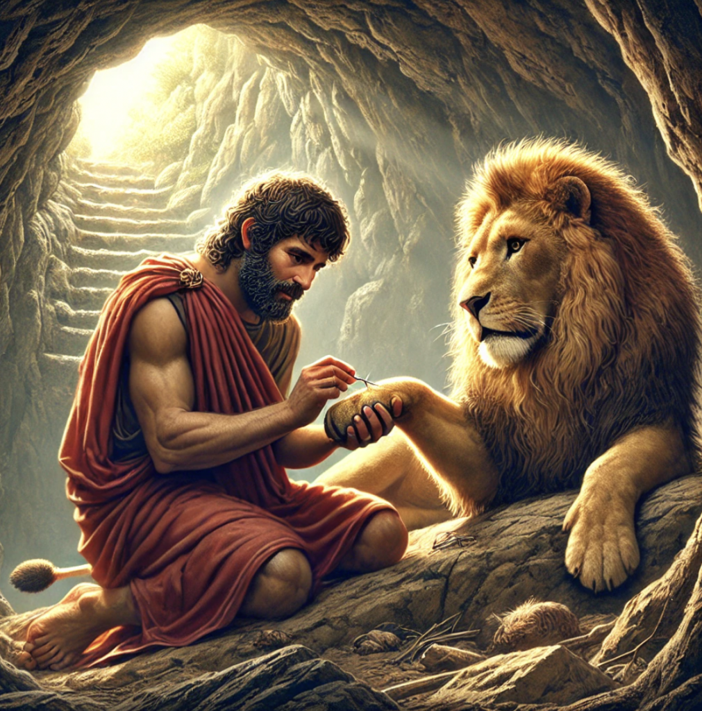 Androcles and the Lion – The Stories in Levantine